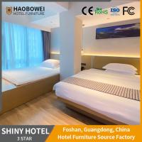China Luxury Double Bedroom Bed 1500x2000mm for Hotel Furniture with E1 Grade Plywood for sale