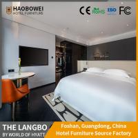 China Custom Luxury King Size Bedroom Set 5 Star Hotel Furniture Foshan E0 Grade 12mm Veneer for sale