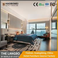 China 5 Star Hotel Furniture Set Curved Backrest King Size Bedroom ISO 14184 Foshan for sale