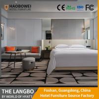 China 5 Star Hotel King Size Bedroom Set Foshan Customizable Wood Veneer Furniture for sale