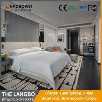 China Luxury 5 Star Hotel King Size Bedroom Furniture Set ISO 14184 E0 Grade B1 Fireproof for sale