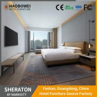 China Custom Ash Wood Frame Sheraton Five Star Resort King Size Bedroom Set Furniture 1800x2000mm for sale