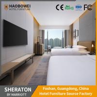 China Modern Luxury King Size Bedroom Set 1800x2000mm for Sheraton Marriott Hotel Furniture for sale