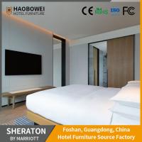 China Marriott Business Hotel Furniture Modern Standard Double Bedroom Set 1800x2000mm Custom for sale