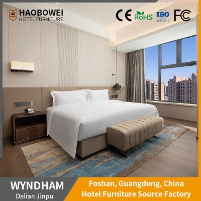 China Customized Request 5 Star Hotel Furniture Bedroom Set Bed Resort Source Headboard for sale