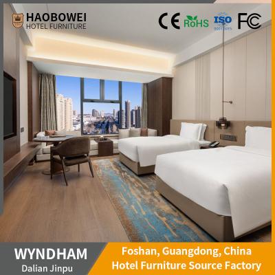 China Modern Luxury Hotel Headboard 1870x40x1200mm Custom Bedroom Furniture Set for Five Star Resort for sale