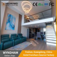 China Luxury Hotel Bedroom Set Five Star Custom Solid Wood Furniture 1800x2000mm for sale