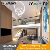 China Foshan Custom Five Star Hotel Double Bedroom Set with Headboard 1800x2000mm for sale