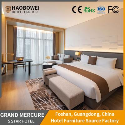 China Custom Hotel King Size Bedroom Set Ash Wood Frame Modern Luxury 1800x2000mm for sale