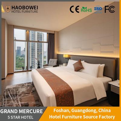China Curved Backrest King Size Bedroom Furniture Set 1800x2000mm for Five Star Hotel for sale