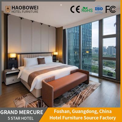 China Wholesale King Size Bedroom Set Hotel Furniture E1 Plywood 1800x2000mm Bed for sale