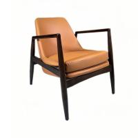 China Solid Wood PU Leather Dining Chair 680mm 740mm 780mm Hotel Furniture OEM for sale