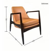 China Solid Wood PU Leather Dining Chair 680mm 740mm 780mm Hotel Furniture OEM for sale