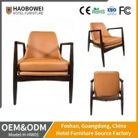 China Solid Wood Dining Chair 680x740x780mm Solvent-Free Leather for Hotel Home Living Room for sale