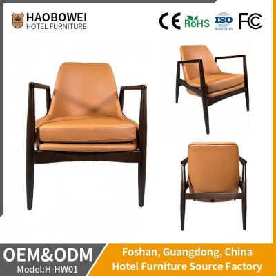 China Solid Wood Dining Chair 680x740x780mm Solvent-Free Leather for Hotel Home Living Room for sale