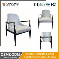 China Solid Wood Fabric Leisure Chair for Hotel Lobby Home 670mm 890mm OEM for sale