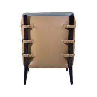 China Wholesale Solid Wood PU Leather Dining Chair 700mm Seat Height for Hotel Home for sale