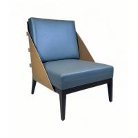 China Leisure Solid Wood PU Leather Chair 700mm 740mm 840mm for Living Room Hotel for sale