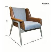 China Wholesale Modern Leisure Wooden Indoor Lobby Hotel Chair OEM Ash Wood Frame 780mm for sale