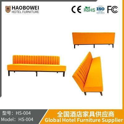 China Modern Contracted Wind Sofa for Hotel Guest House 2325mm Cotton Linen Fabric for sale