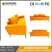 China Luxury Hotel Style Villa Sofa Set Customizable 2000mm Ash Wood Frame for sale