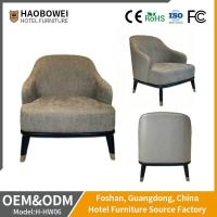 China Wholesale Leisure Fabric Lobby Chair for Hotel Bedroom Home 770mm Ash Wood Frame for sale
