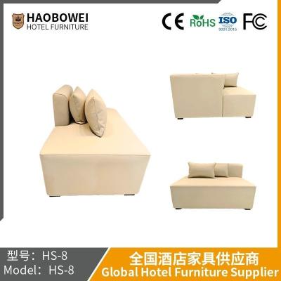 China Modern Office Sofa 1200mm Ash Wood Frame Cotton Linen Fabric for Living Room for sale