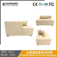 China Modern Office Sofa 1200mm Ash Wood Frame Cotton Linen Fabric for Living Room for sale