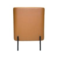 China Modern Solid Wood Leather Dining Chair 640mm x 630mm x 860mm for Hotel Home Custom for sale