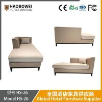 China Haobowei Nordic Minimalist Fabric Sofa for Small Living Room 1600mm Ash Wood Frame for sale