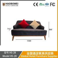 China Nordic Commercial Cafe Sofa Booth Meeting Table and Chair Set 1500mm Ash Wood for sale