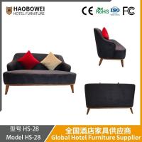 China Haobowei Nordic Commercial Cafe Sofa Booth Meeting Table and Chair Set 1500mm for sale