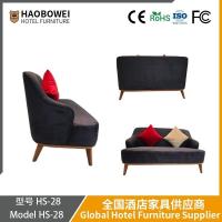 China Haobowei Vintage Commercial Table and Chair Set 1500mm Ash Wood for Cafe Restaurant Bar Tea House for sale