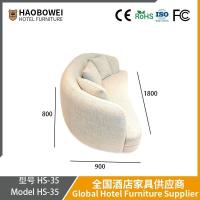 China Mid Century Modern Fabric Sofa for Living Room 1800mm Wide with Movable Backrest for sale