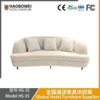 China Mid Century Modern Fabric Sofa for Living Room 1800mm Wide with Movable Backrest for sale