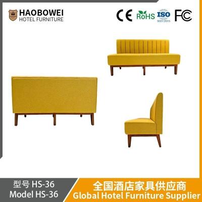 China Custom Fabric Booth Sofa for Restaurant Private Rooms 620mm x 1500mm x 900mm for sale