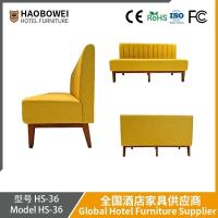 China Custom Fabric Booth Sofa for Restaurant Private Rooms 620mm x 1500mm x 900mm for sale