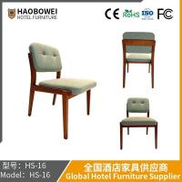 China Haobowei Solid Wood Dining Chair Ash Wood Italian Minimalist Backrest Chair 570mm 800mm for sale
