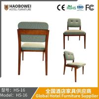 China Haobowei Solid Wood Dining Chair Ash Wood Italian Minimalist Backrest Chair 570mm 800mm for sale