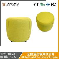 China Light Luxury Cloth Art Arc Small Sofa 450mm x 380mm for Hotel Lounge Area Home for sale