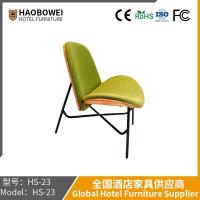 China Nordic Casual Single Sofa Chair Leather Designer Reception Chair 750mm for sale