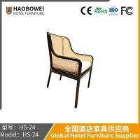 China Solid Wood Rattan Dining Chair Ash Wood Frame 620mm x 580mm x 860mm for Restaurant for sale