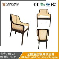 China Solid Wood Rattan Dining Chair Ash Wood Frame 620mm x 580mm x 860mm for Restaurant for sale