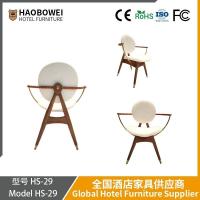 China Haobowei Italian Luxury Dining Chair Modern Designer Armchair 690mm 830mm for Hotel Villa for sale