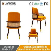 China Retro Western Cane Chair Solid Wood Wall-Mounted Restaurant Seating 540mm 860mm for sale