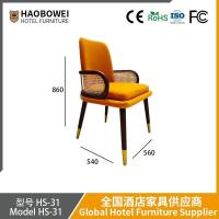 China Retro Western Cane Chair Solid Wood Wall-Mounted Restaurant Seating 540mm 860mm for sale
