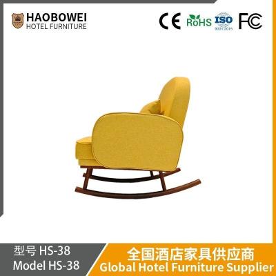 China Italian Style Rocking Chair Recliner 790mm Adult Living Room Lazy Sofa with Footrest Retro Leisure for sale