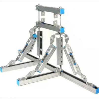 China Wall Mounted Seismic Brace Bracket Earthquake Bracing For Fire Sprinkler for sale