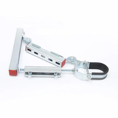 China Ceiling Mounted Seismic Hangers Bracket Bracing HDG Galvanised Steel for sale