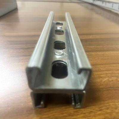 China Adjustable Galvanized Unistrut Steel Channel Corrosion Resistance For Pipe Seismic Brace for sale